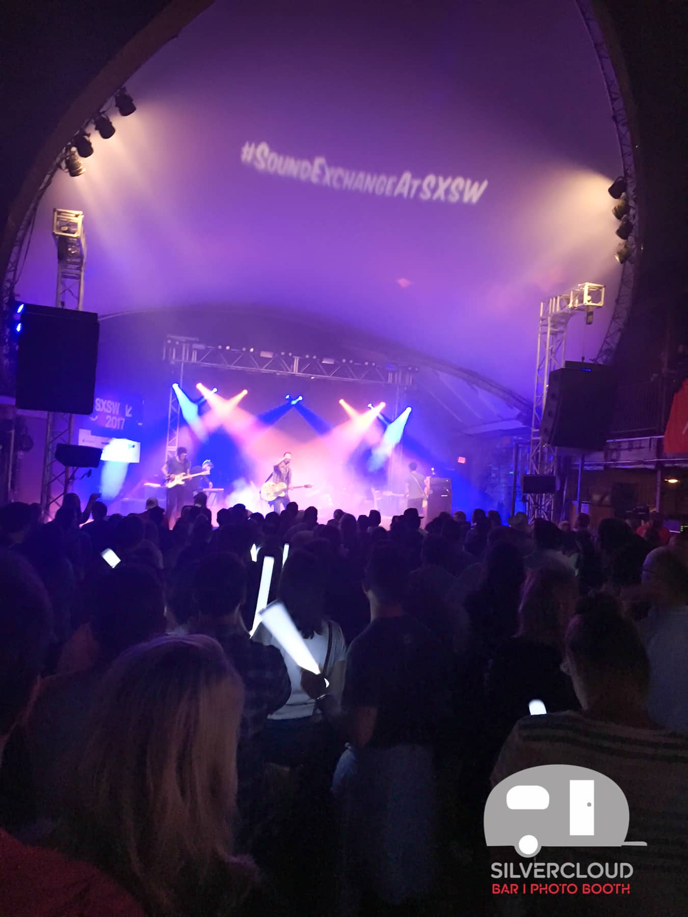 Silvercloud Airstream Photo Booth At SxSW Festival for Brand Activation